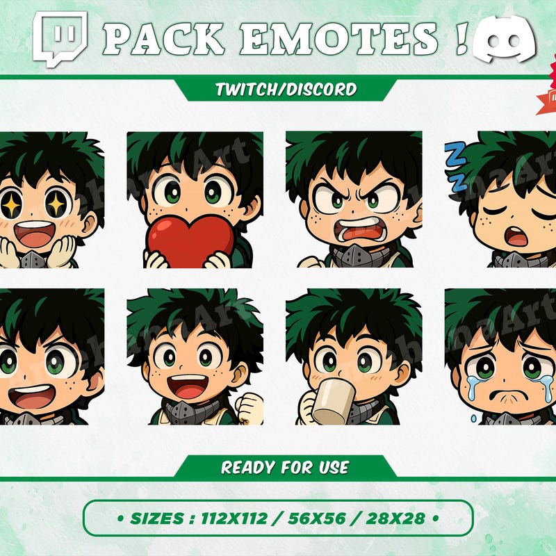 Chibi Deku - Etsy