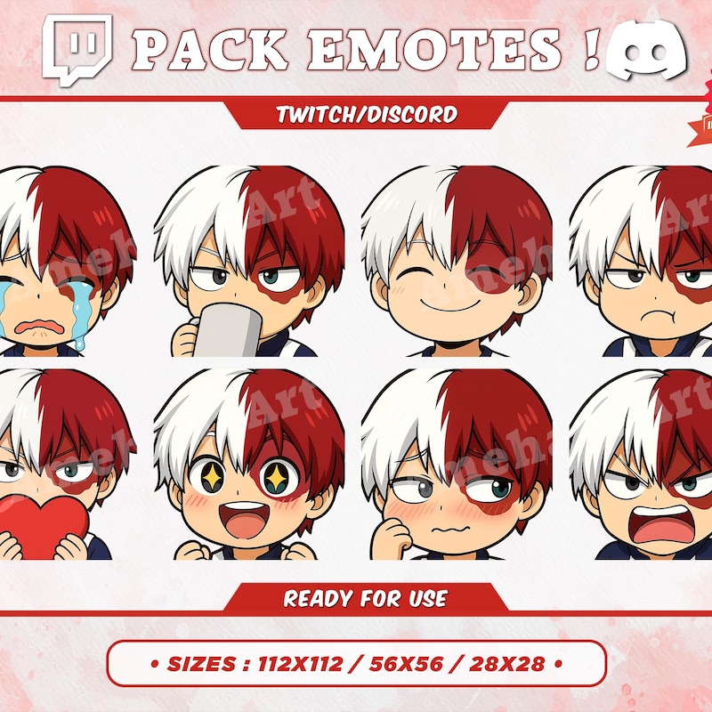Todoroki Drawing - Etsy