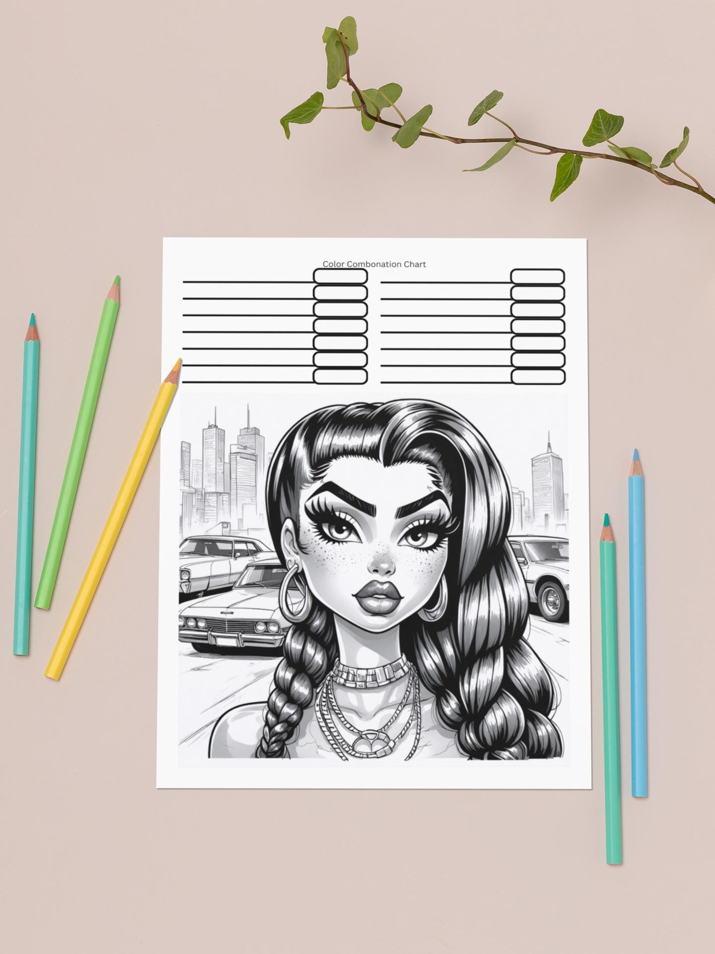 Chola Vibes Colorful Moments FIRST EDITION L 25 Pages L Includes Color ...