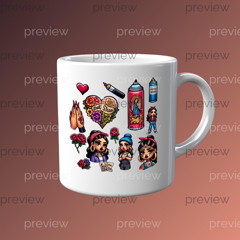 40+ Vibrant Chola Aesthetic Clipart - Familia Chola Chingona Instant ...