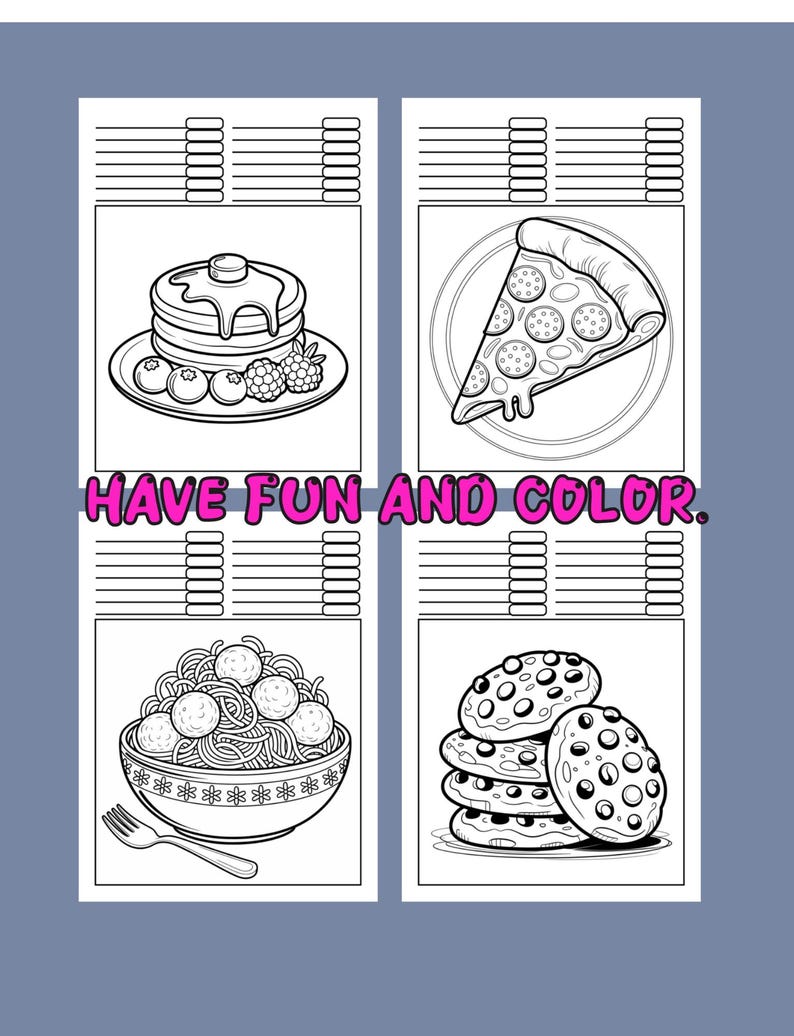 Easy Eats Big and Bold Food Coloring Book: 40+ Simple, Fun, and Chunky ...