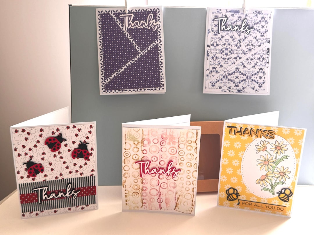 Hand Crafted Thank You Cards - Etsy