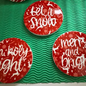 Holiday Ceramic Coasters, Available for Purchase or Special Order - Etsy
