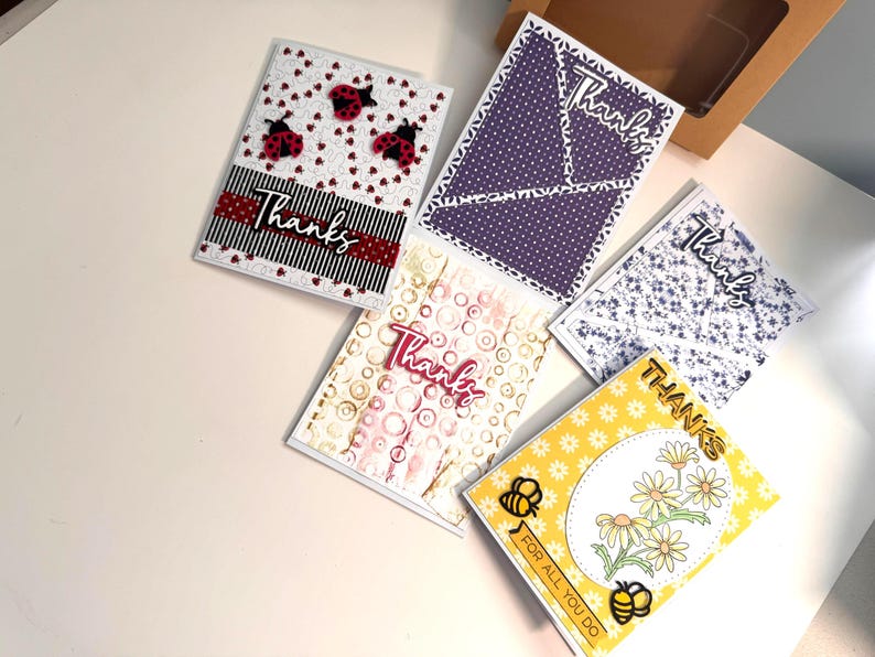 Hand Crafted Thank You Cards - Etsy