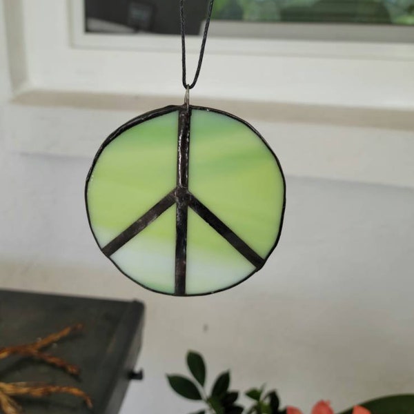 Peace Sign Stained Glass - Etsy
