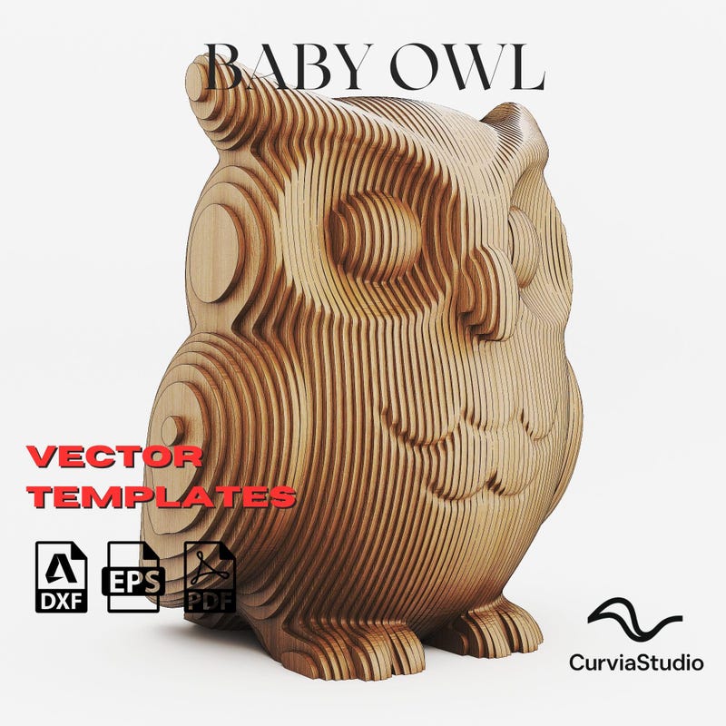 Wooden Owl Wall Art 3d - Etsy