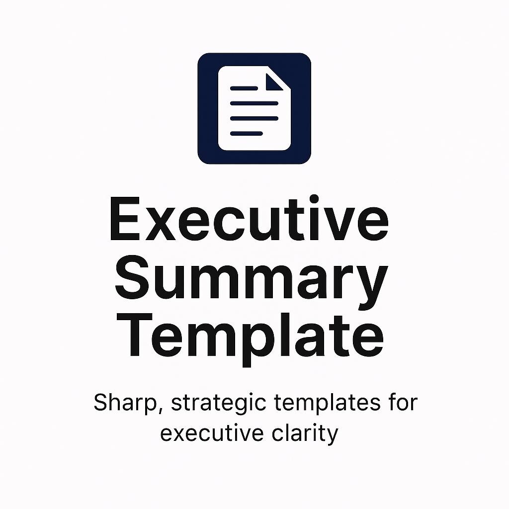 Executive Summary Template - Etsy