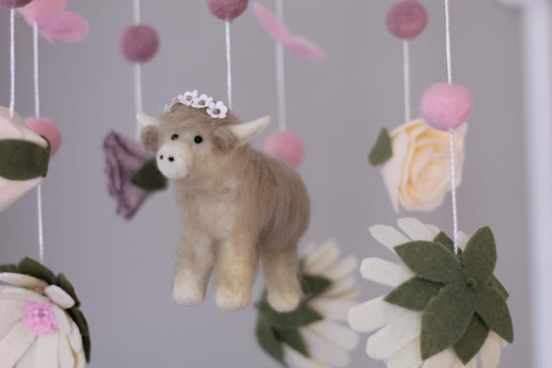 Highland Cow Baby Mobile - Etsy