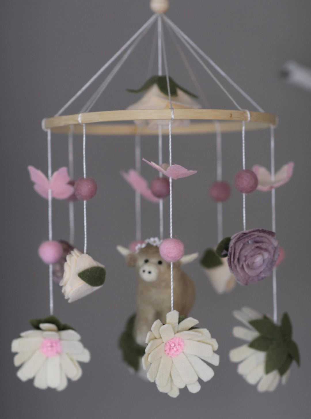 Highland Cow Baby Mobile - Etsy