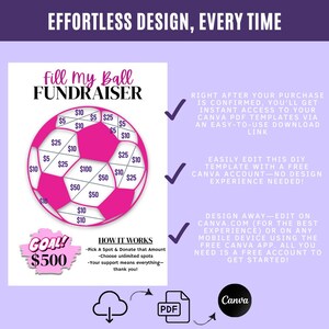 Soccer Fundraiser Flyer Template Fill My Soccer Ball Fundraising Ideas ...