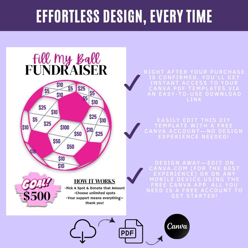 Soccer Fundraiser Flyer Template Fill My Soccer Ball Fundraising Ideas ...