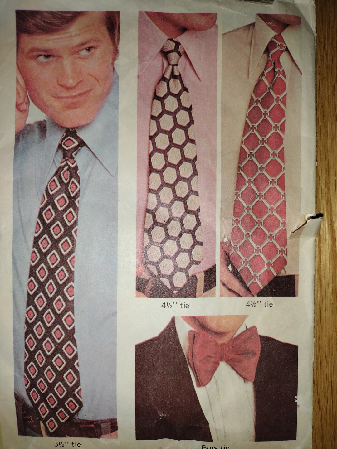 Men's Tie Pattern - Etsy