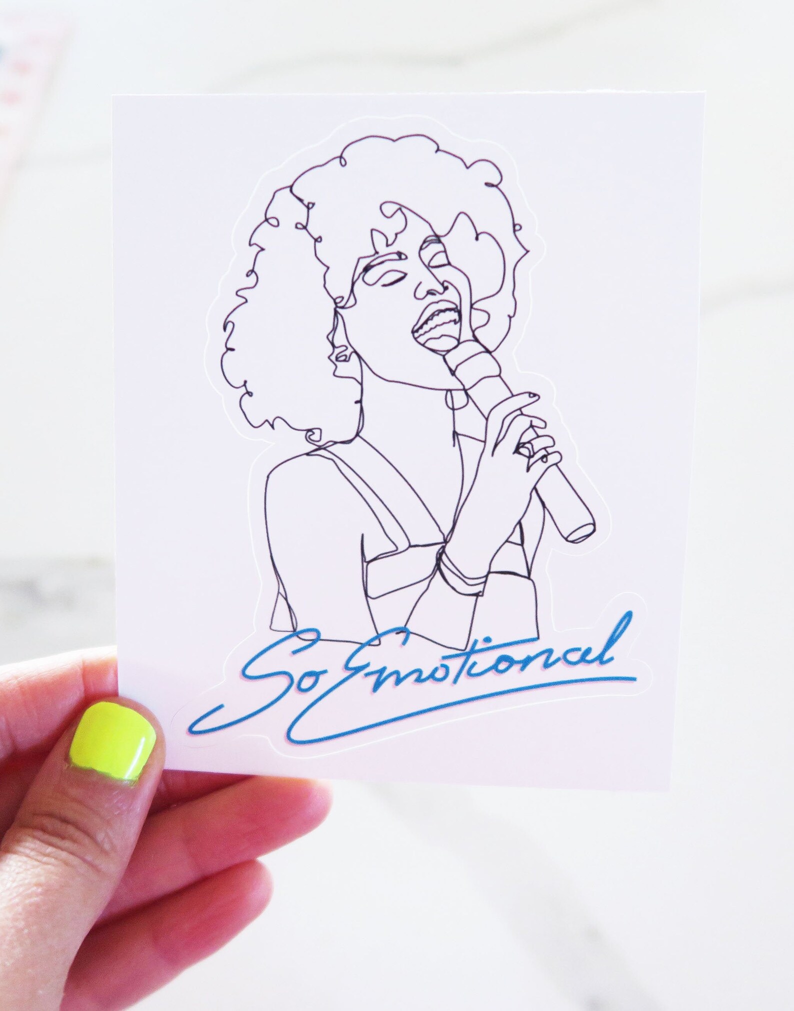 Whitney Houston Inspired Vinyl Sticker Great for Laptop - Etsy