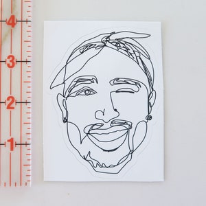 2pac Tupac, Laptop, Phone, Water Bottle, Reusable Vinyl Sticker Decal ...