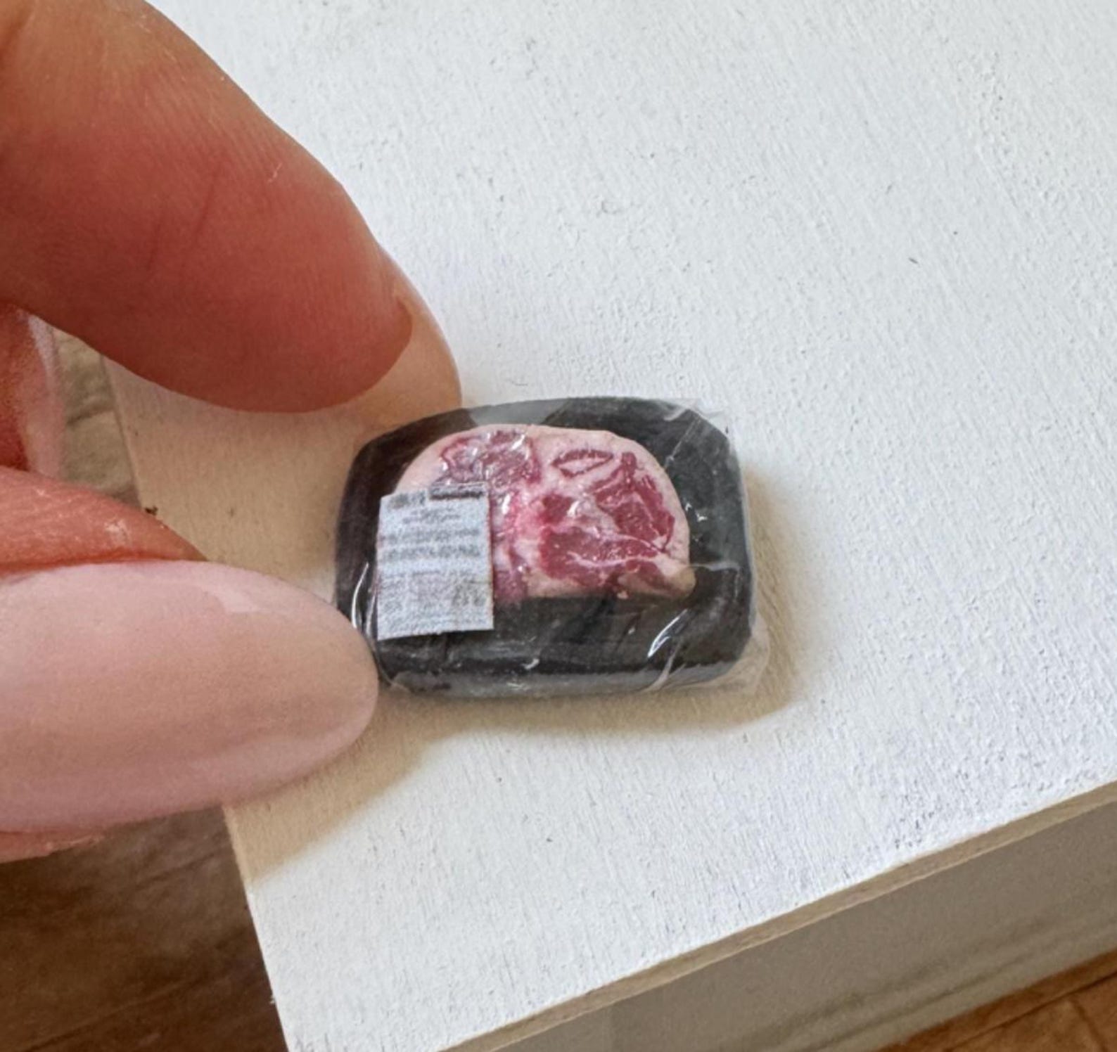 Miniature Dollhouse Packaged Raw Meat Steak in 1:12 Scale One Inch - Etsy