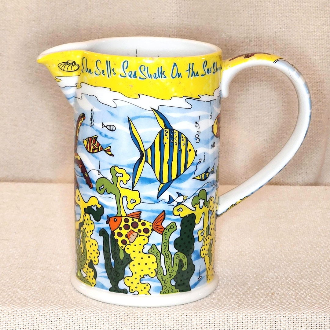 Paul Cardew Design "sea Shell" Pitcher Fun Whimsical Beachy Design ...