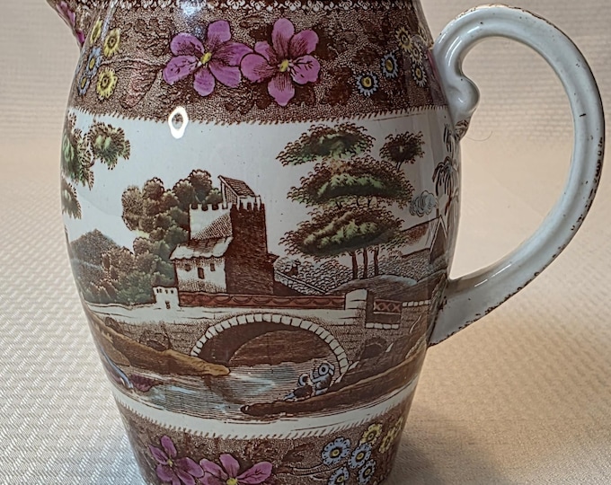 Copeland Spode Delft Tower Pattern Pitcher # 226336 Antique China - Etsy
