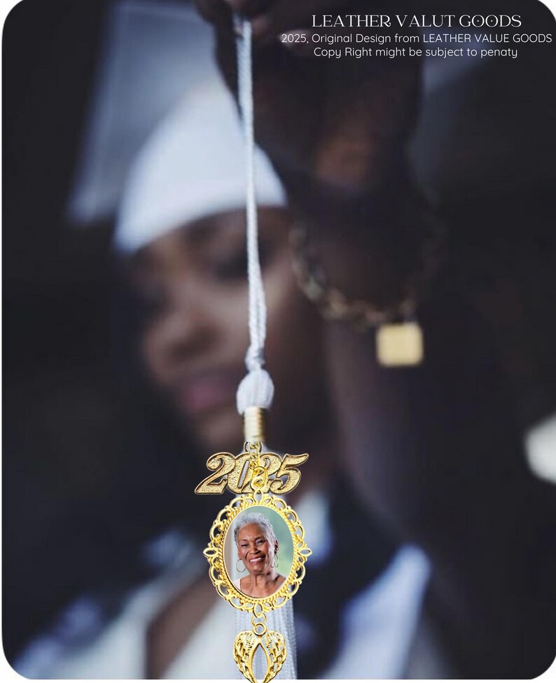 Personalized Graduation Charm With Memorial Photo Charm Personalized ...