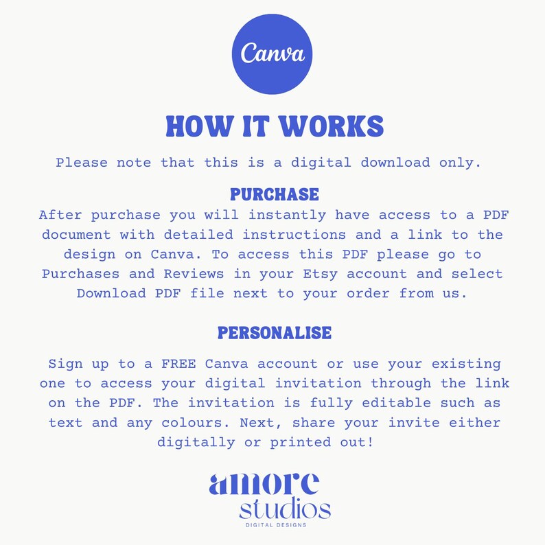 Digital Dinner Party Invitation and Menu, Blue & White, Minimalistic ...