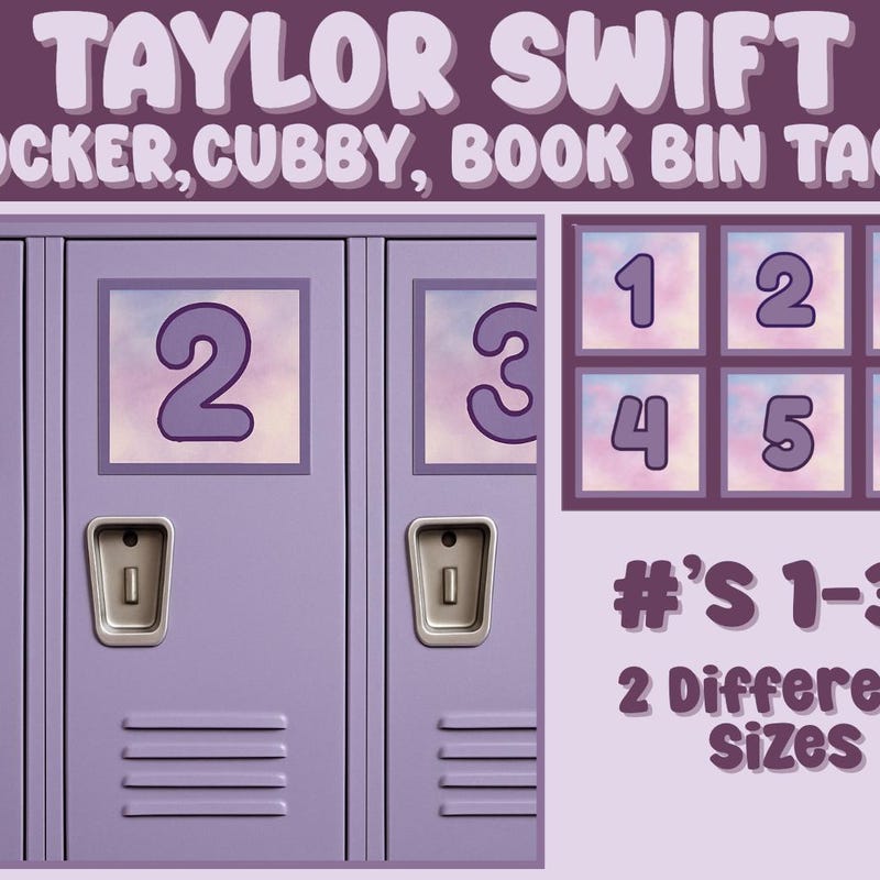 Locker Numbers - Etsy Australia