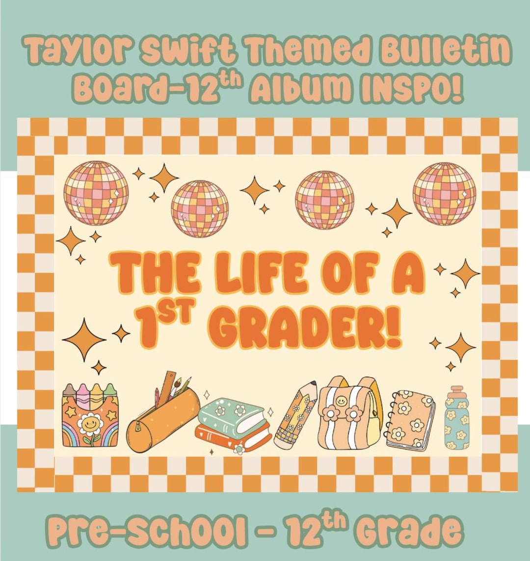 Taylor Swift Bulletin Board- Classroom Decor- 12th Album Inspired- Pre ...