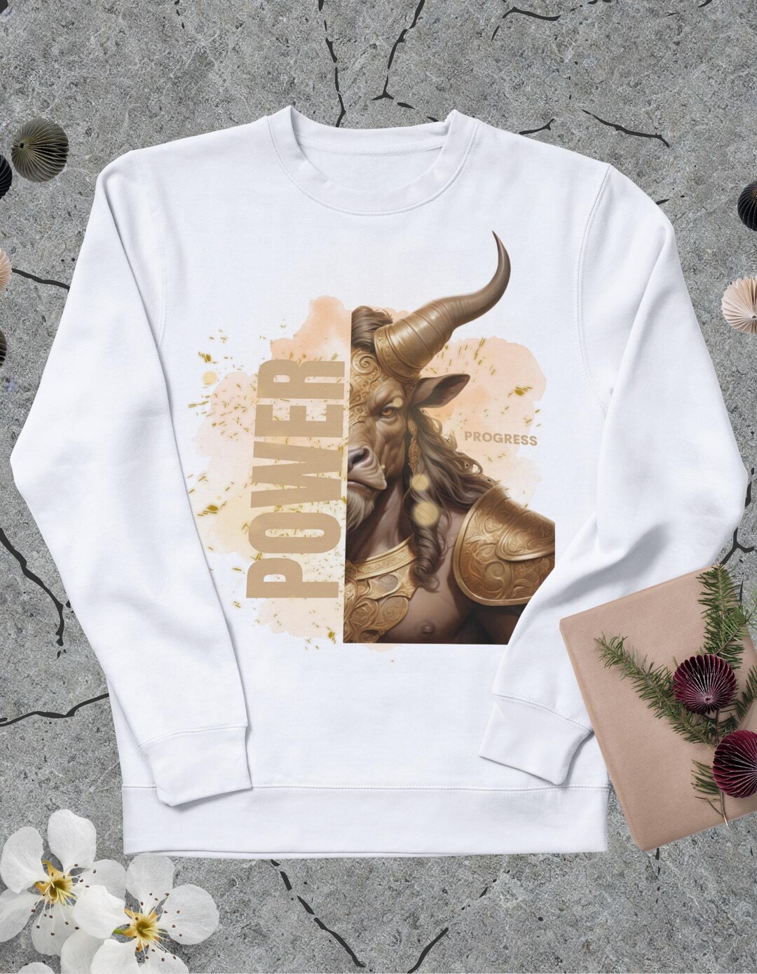 Minotaur Warrior Art Print | Power Progress Fantasy Bull Poster | Greek ...