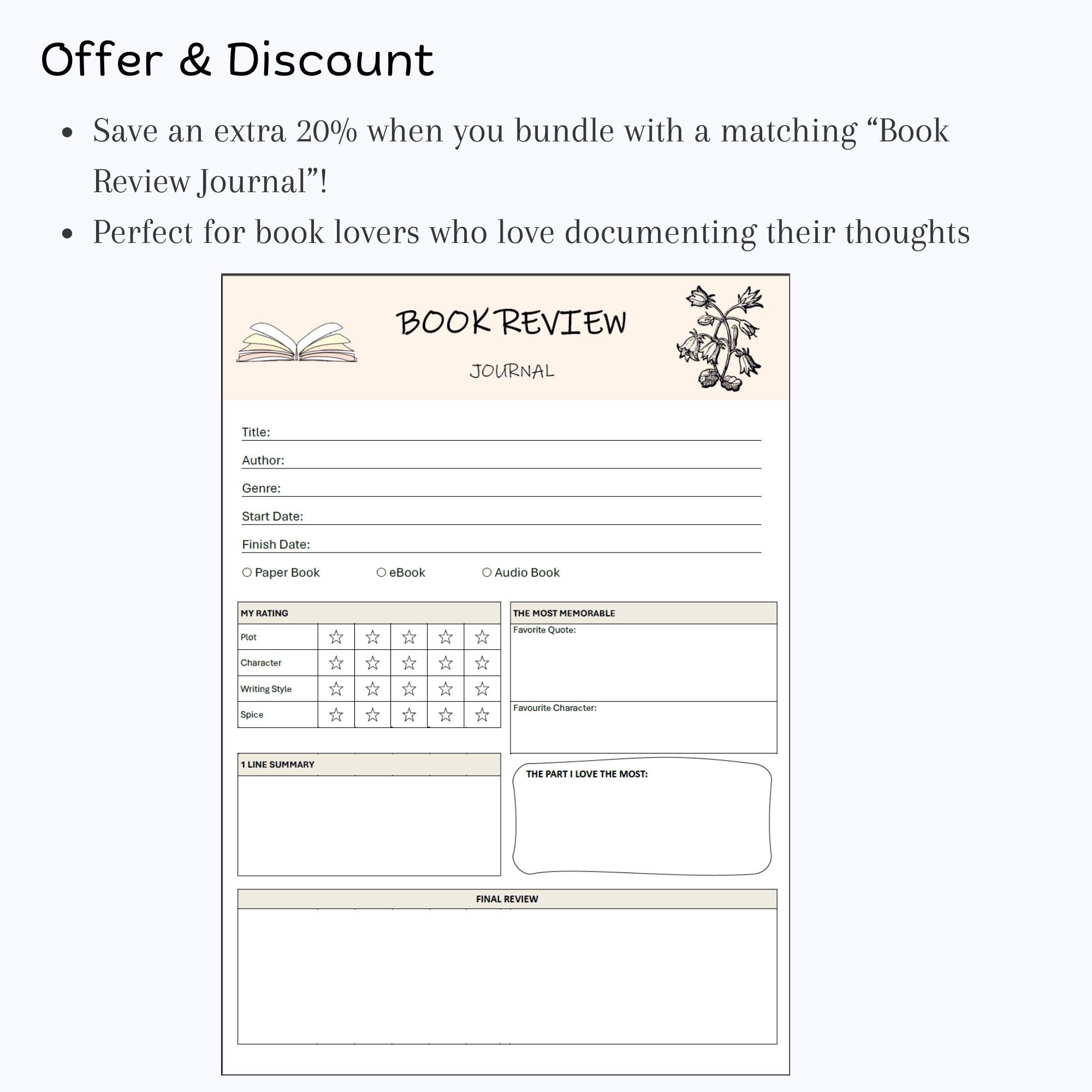 Mental Health Daily Check-in Journal: Self-care & Mood Tracker - Etsy