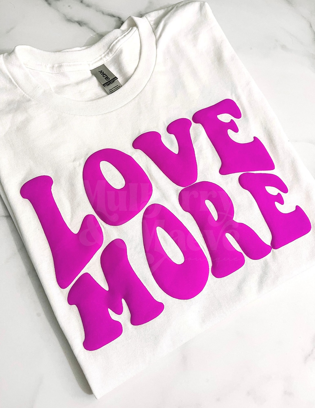 Love 3D Puff Transfer for Apparel and Valentine's Gifts - Etsy