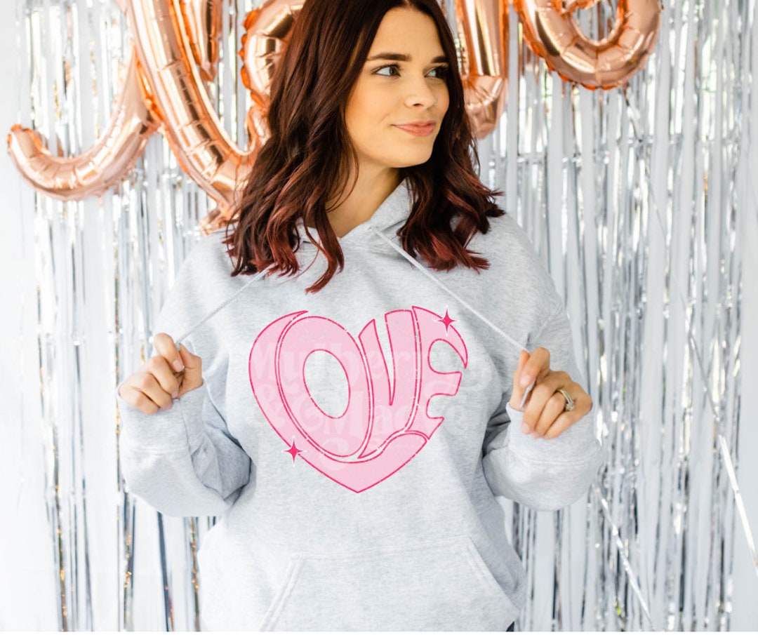 LOVE Heart | DTF Transfers for Blank Apparel. LOVE, Valentine's Gift ...