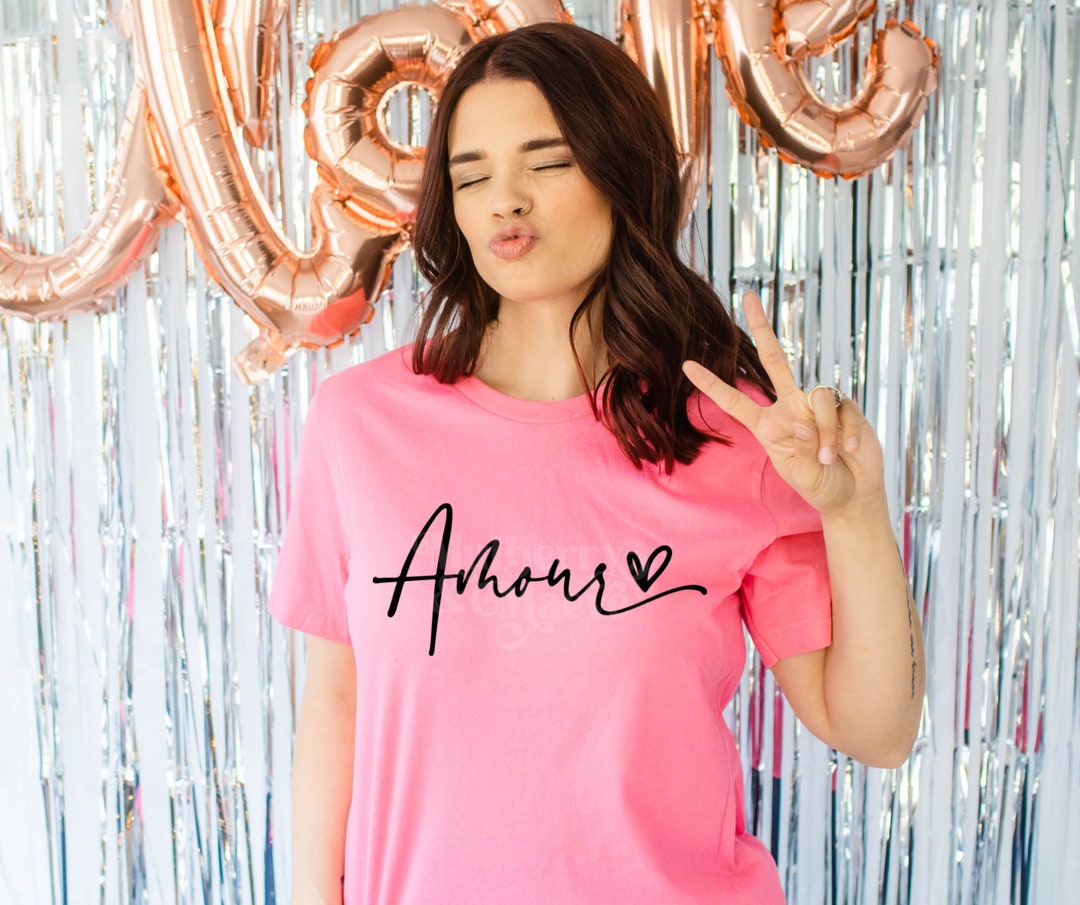 Puff Transfers | Ready to Press | Graphic Tees | Amour | Love ...