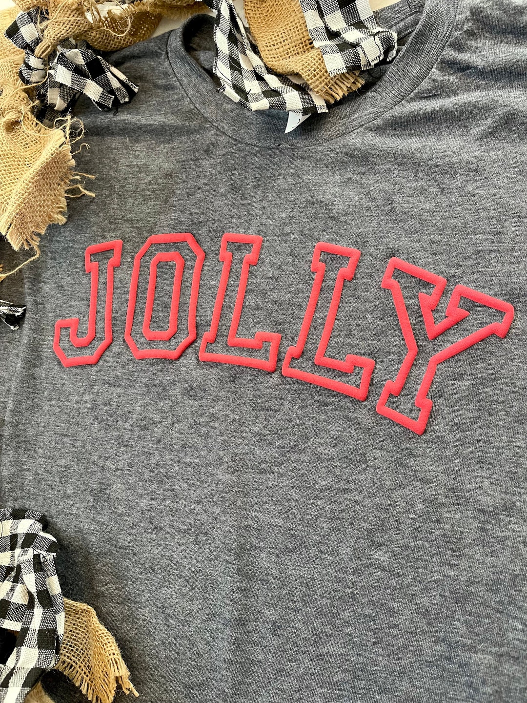 Puff Transfers | Puff Screen Print | Graphic Tees | Jolly | Christmas ...
