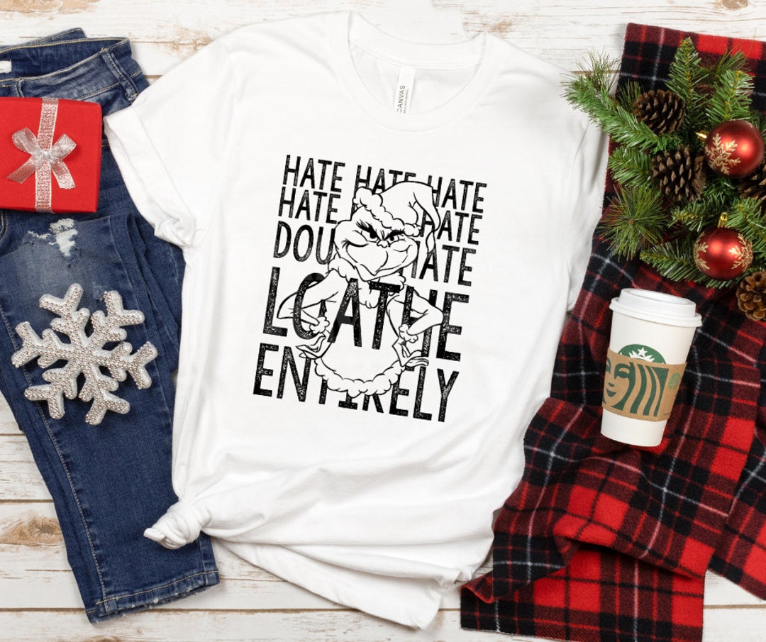 Mean Green Guy Hate Loathe DTF Print Transfers for Blank Apparel. Cute ...