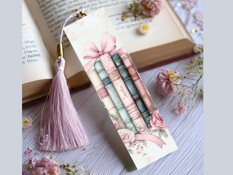 Vintage Books Printable Bookmarks Digital Downloads 10 JPG Bookmarks ...