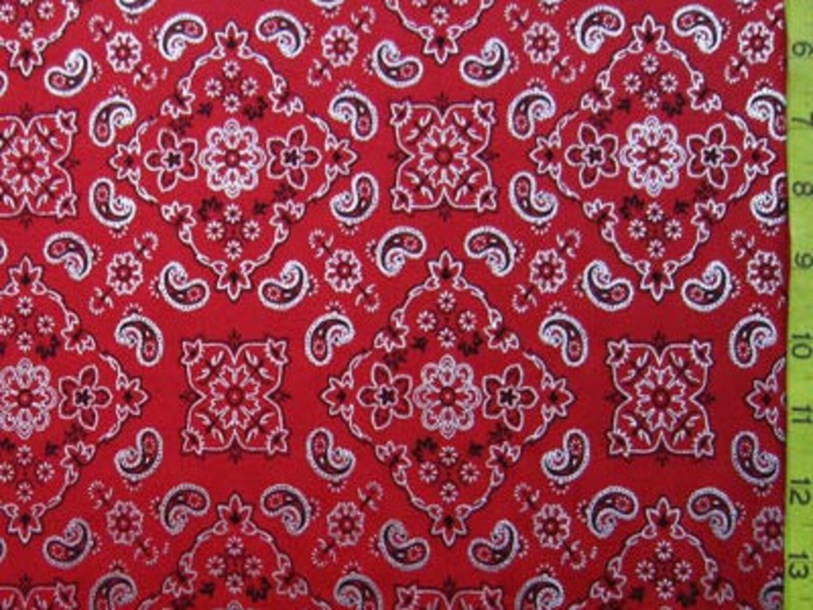 Red Bandana Print Headband Motorcycle Headband Workout - Etsy