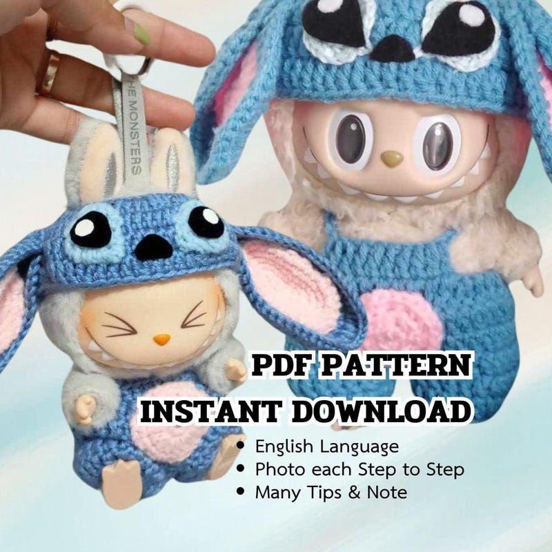 Labubu Stitch Pattern - Etsy
