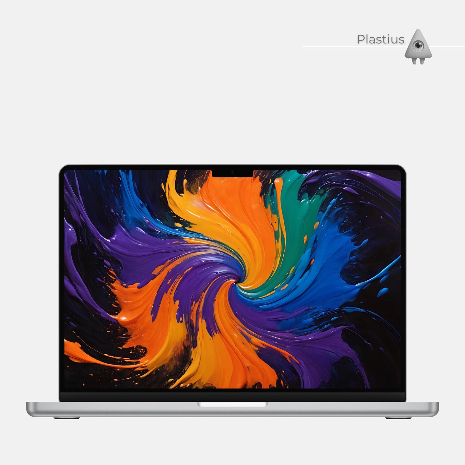 4K Vortex Swirl Desktop Background | Minimalist Multicolor Abstract Art ...