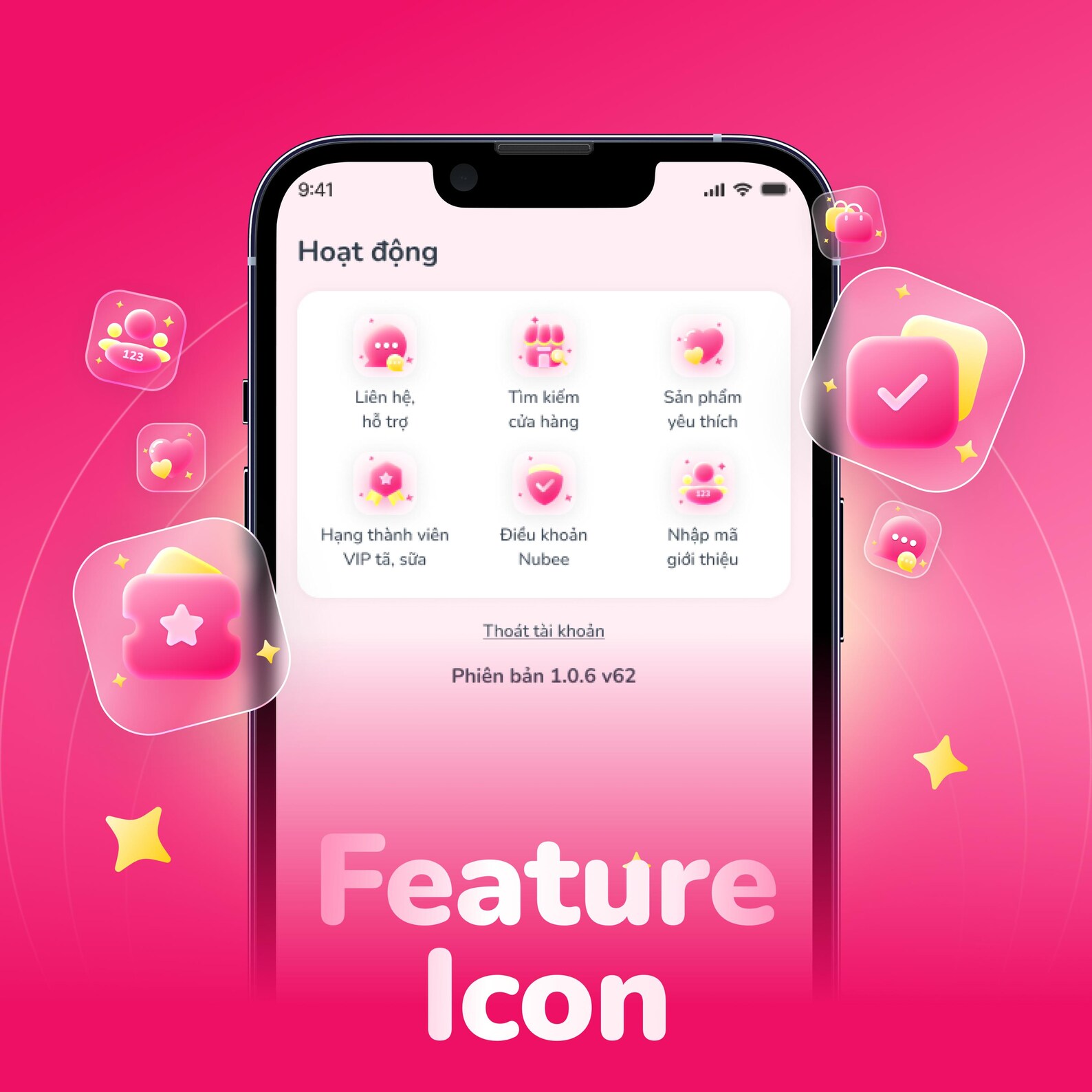 56 Pink Icons Pack | Cute Glassmorphism UI Assets | Editable Figma, Svg ...
