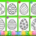 Easter Egg Coloring Pages for Kids – 30 Printable Easter Egg Designs ...