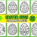Easter Egg Coloring Pages for Kids – 30 Printable Easter Egg Designs ...