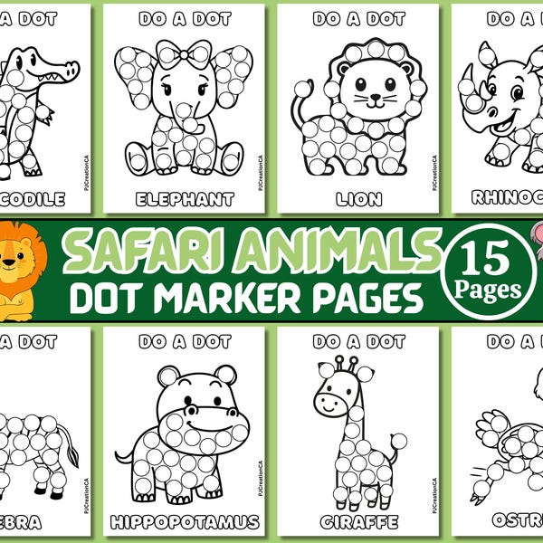 Animal Jungle Sticker - Etsy