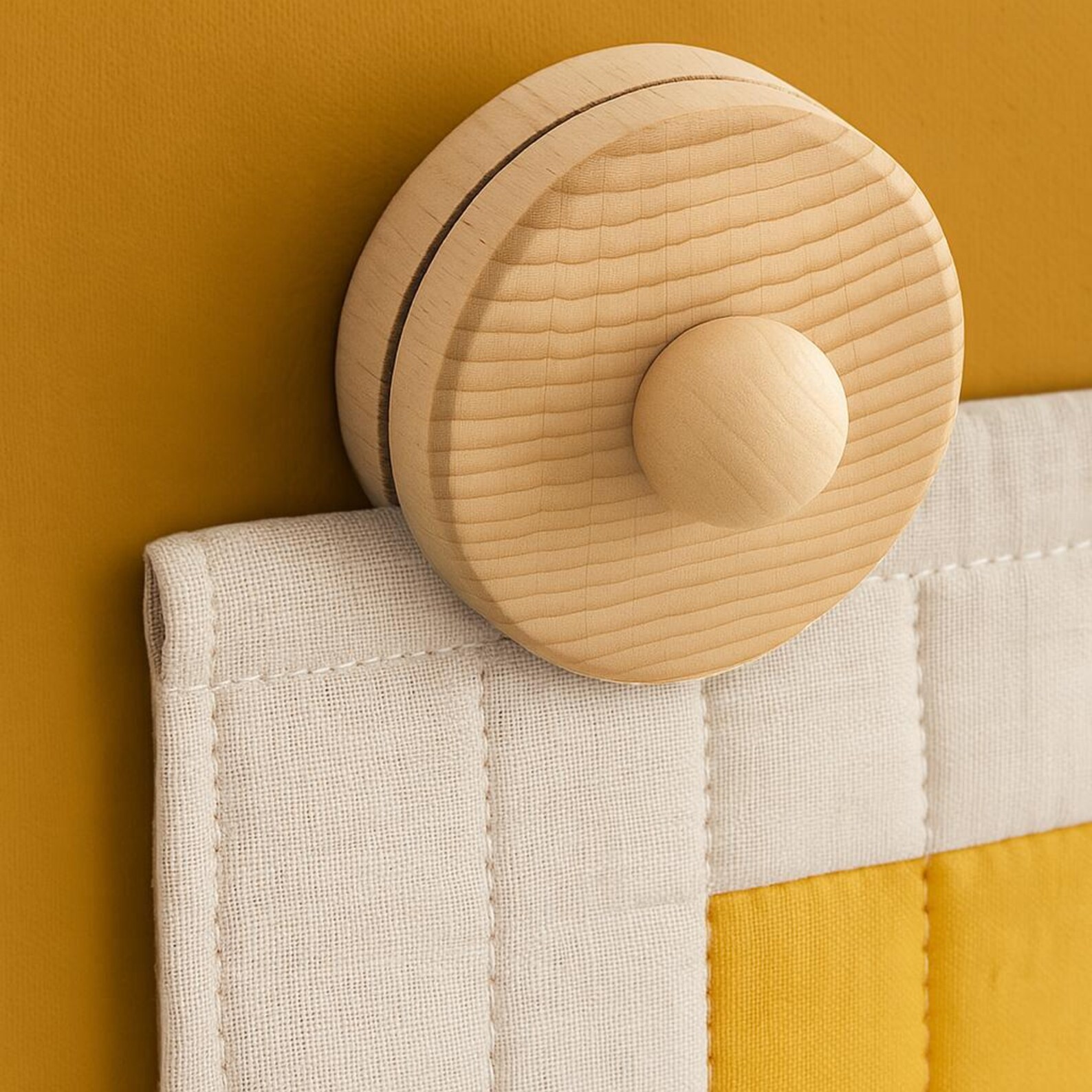 Wooden Quilt Hangers - Tapestry Clips for Wall Display 4 Pcs With ...