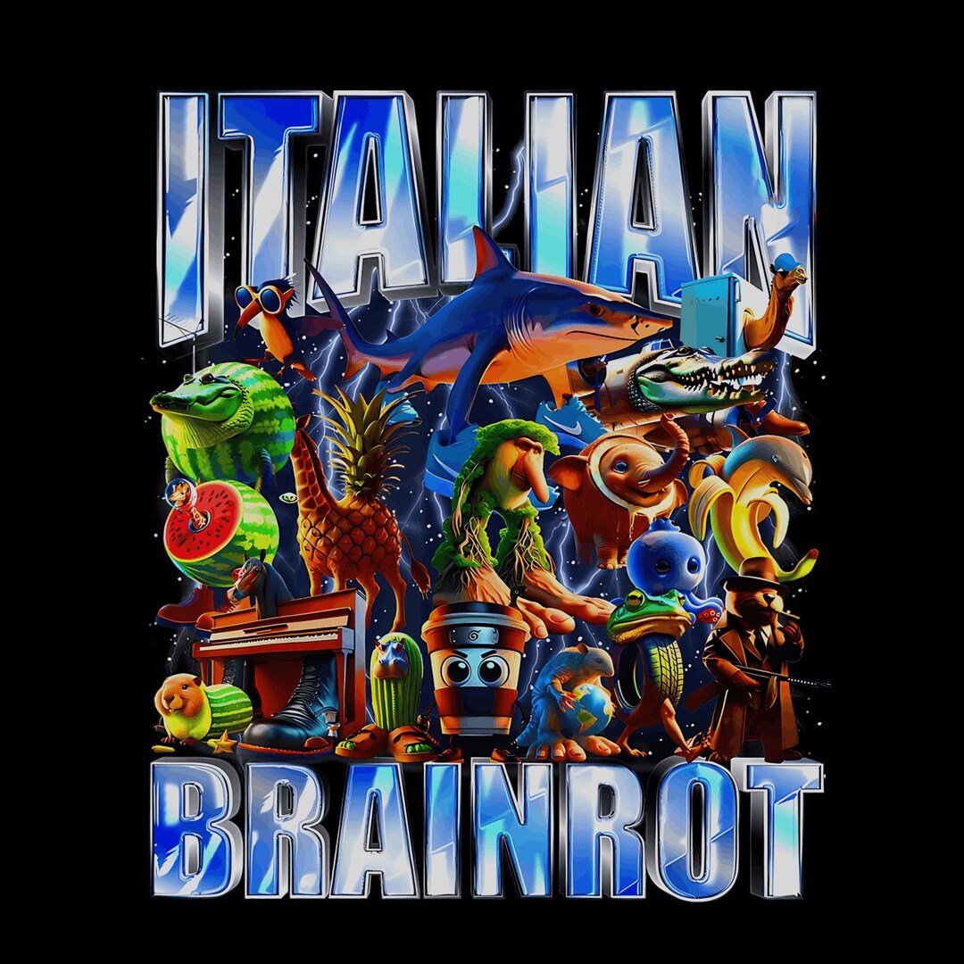 Italian Brainrot Bootleg Retro Meme Shark Tralalero Tralala - Etsy Canada