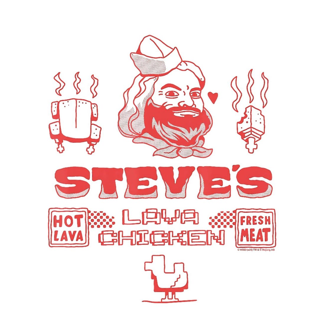Pollo de lava de Steve, inspirado en la película de Minecraft, regalo ...