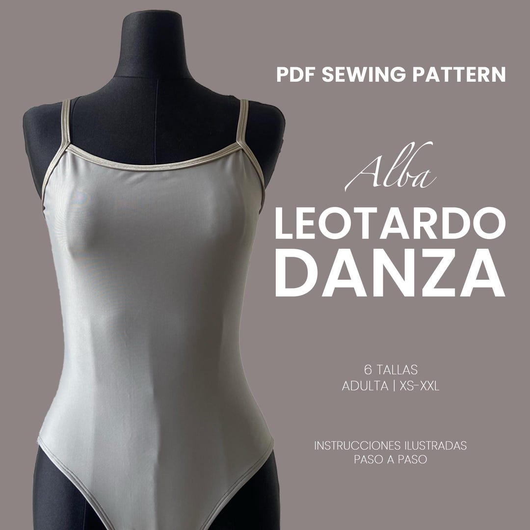 PDF Sewing Pattern | Leotard for Dance, Gymnastics, and Skating ...