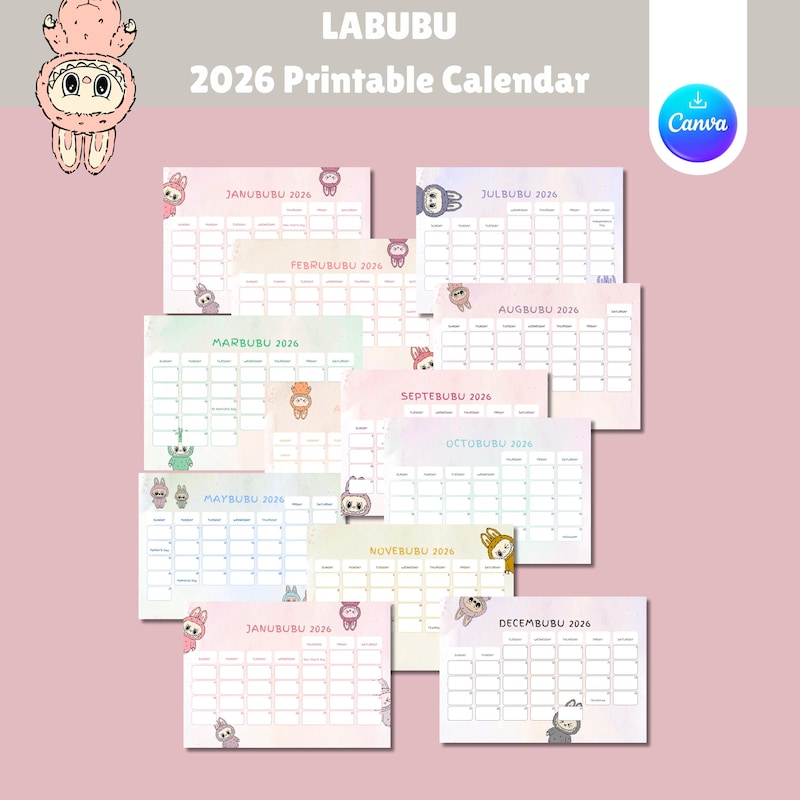 Labubu Advent Calendar - Etsy
