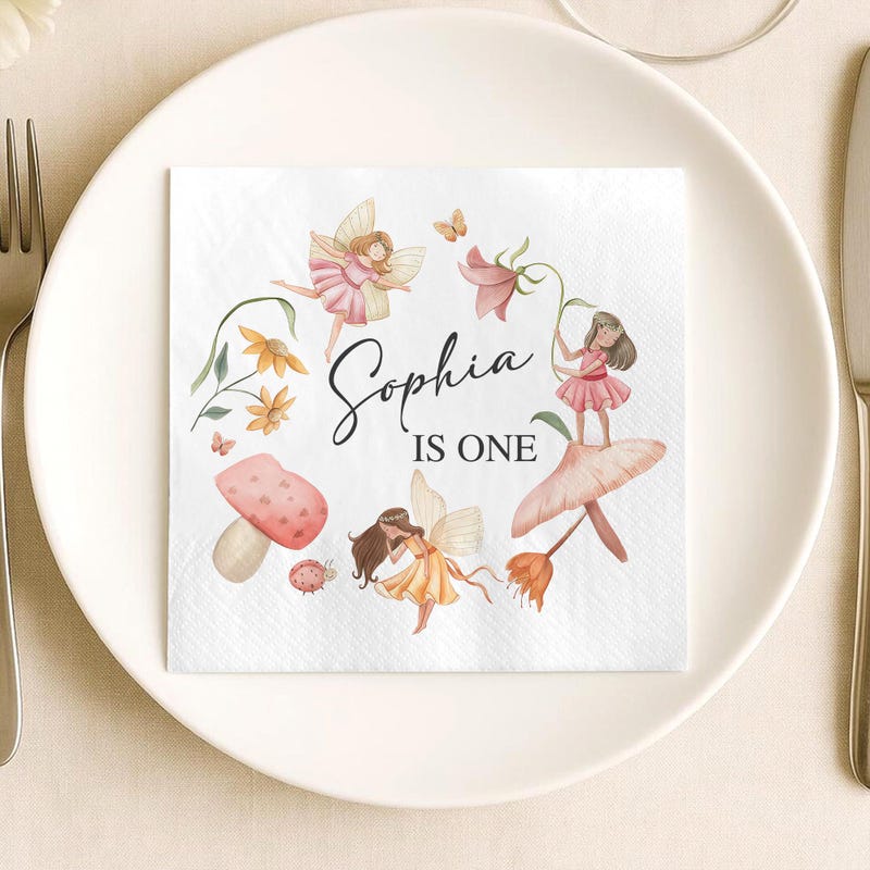 Fairy First Napkins - Etsy
