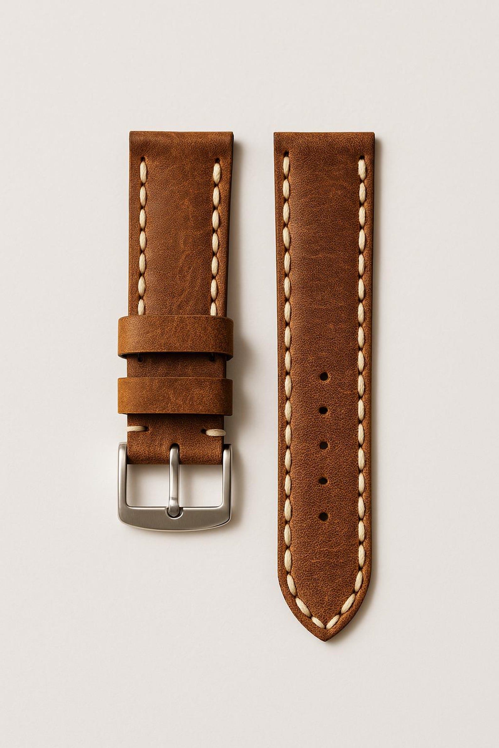 Handmade Natural Leather Wallet, Card Holder & Watch Strap – Unisex ...