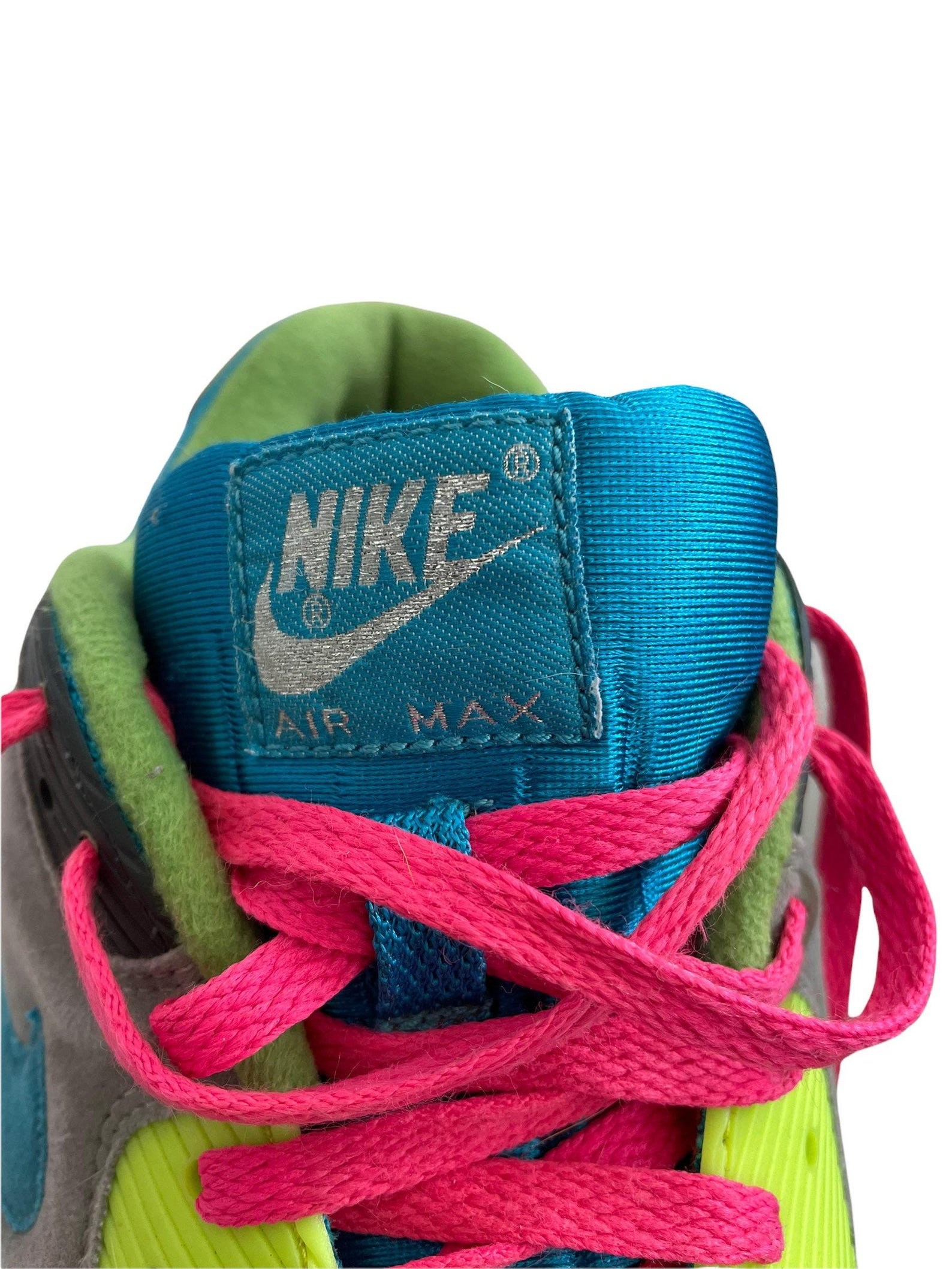 Nike Sneakers Vintage 90s Air Max Vintage Trainers , Nike Air Max Neon ...