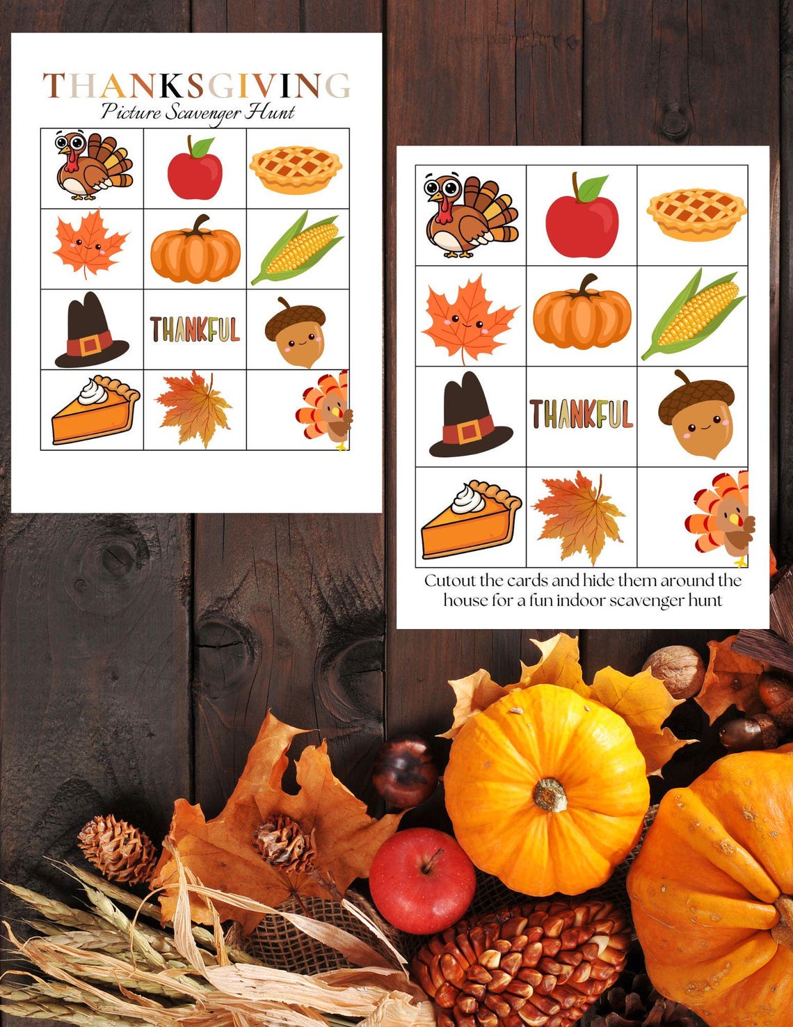 Thanksgiving Scavenger Hunt - Etsy