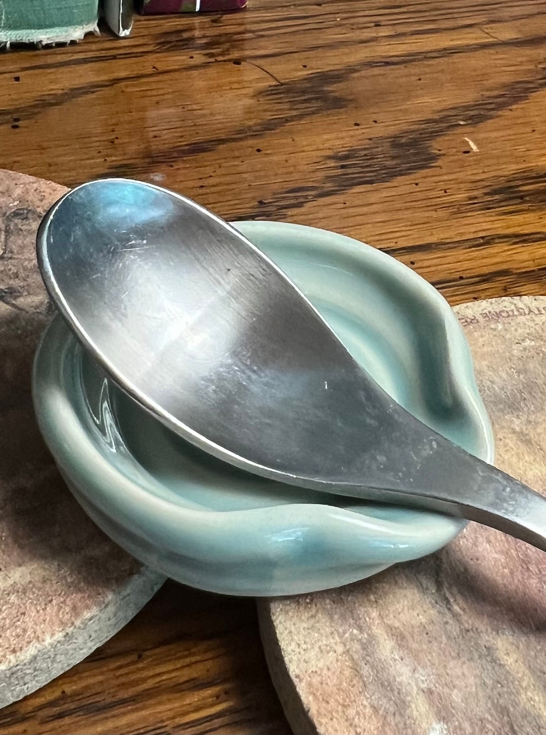 Mini Spoon Holder Rest Small Coffee Spoon Holder Teaspoon Rest - Etsy